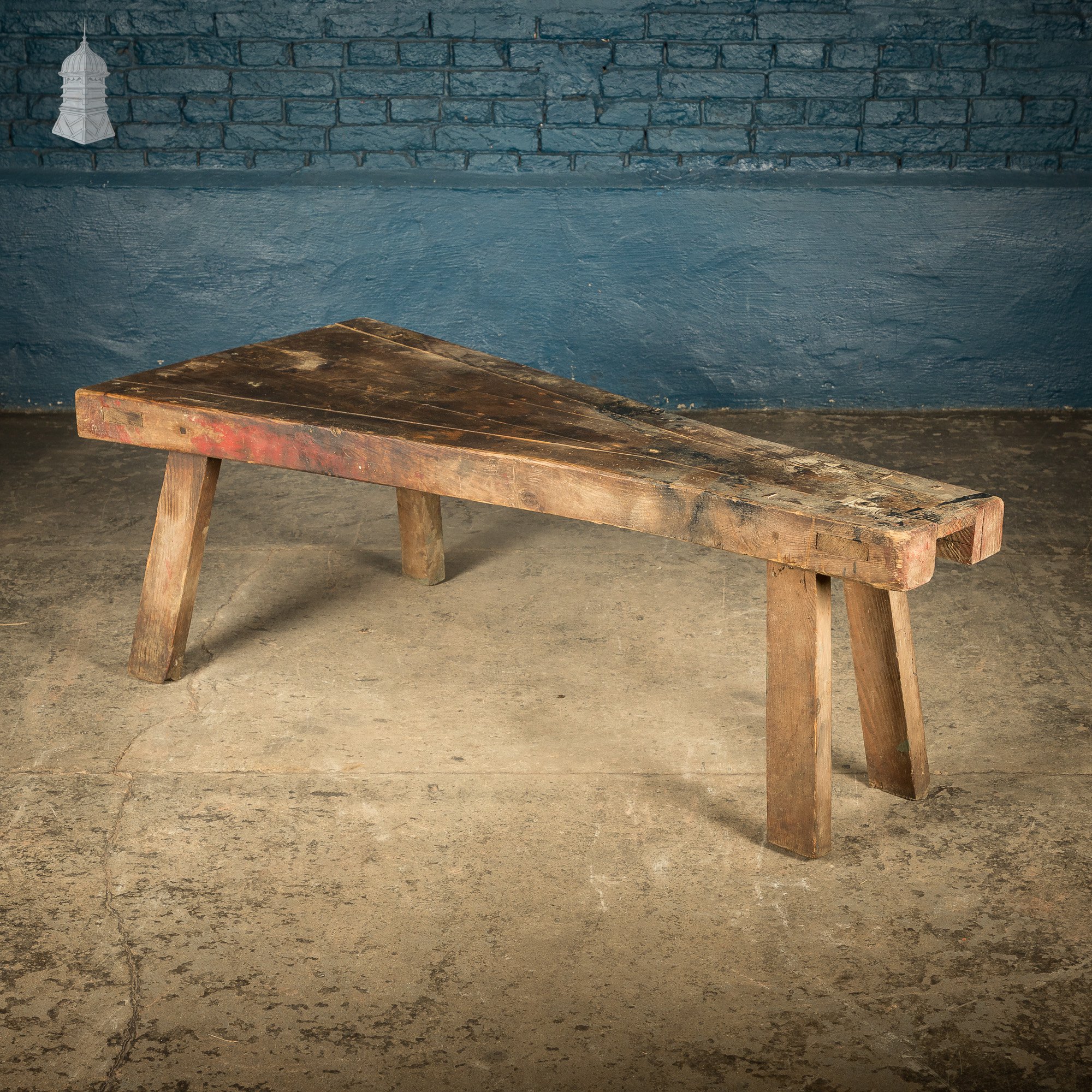 19th C Elm Sheep Shearing Bench | Norfolk Reclamation