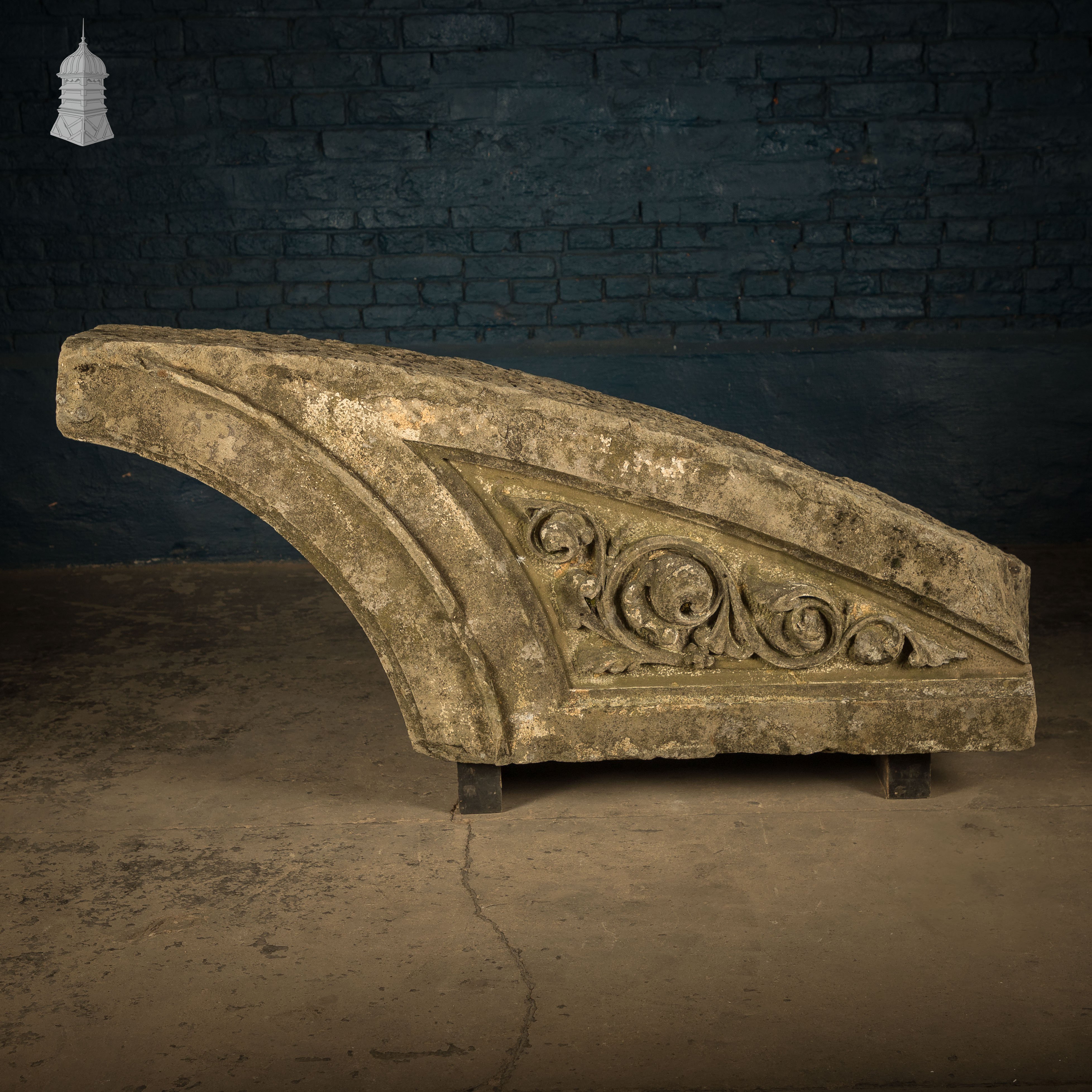 Carved Architectural Stone Element | Norfolk Reclamation
