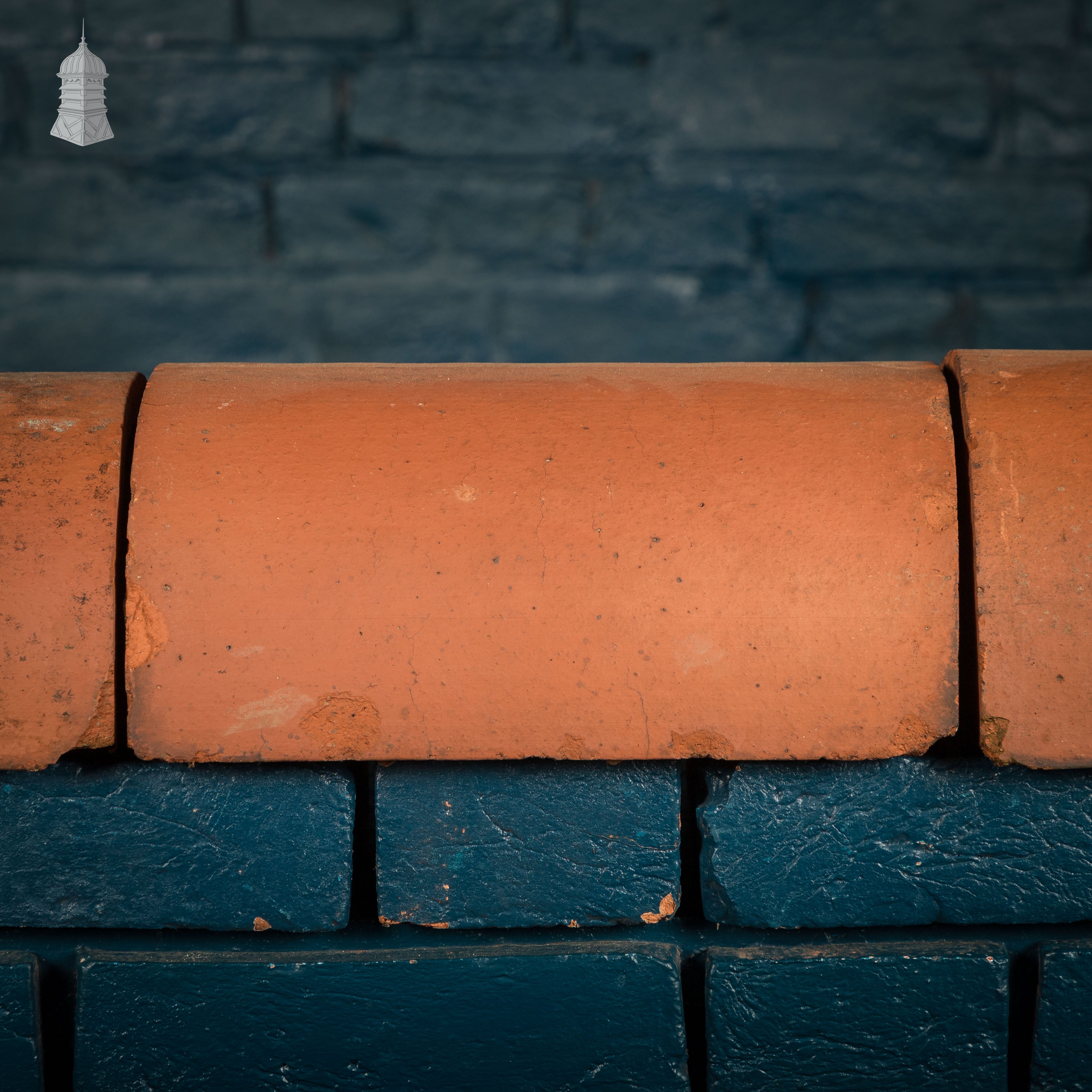 Half Round Coping, Red - A Run of 2.4M | Norfolk Reclamation