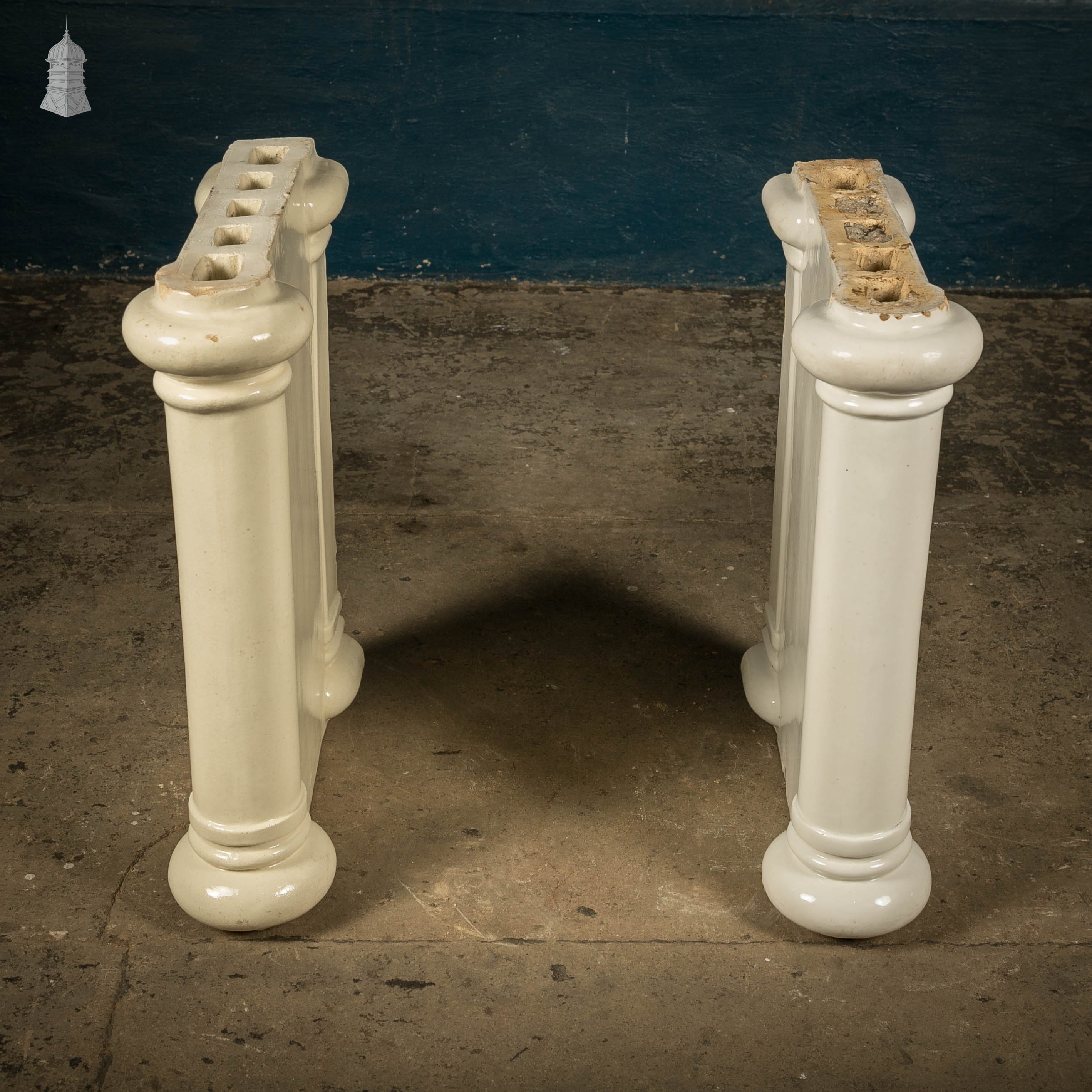 Butler Sink Legs, Glazed Pair | Norfolk Reclamation