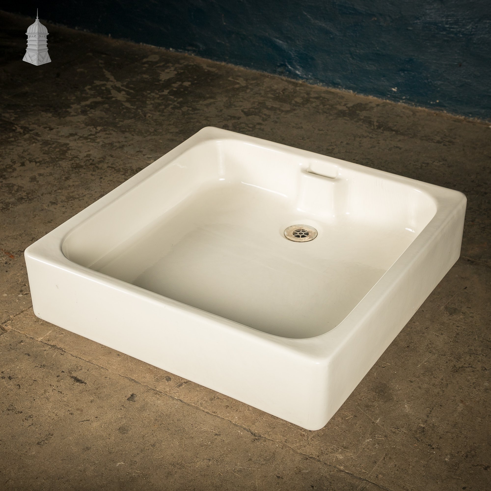 Doulton Shower Tray, 'Westwood' with Wier Overflow | Norfolk Reclamation