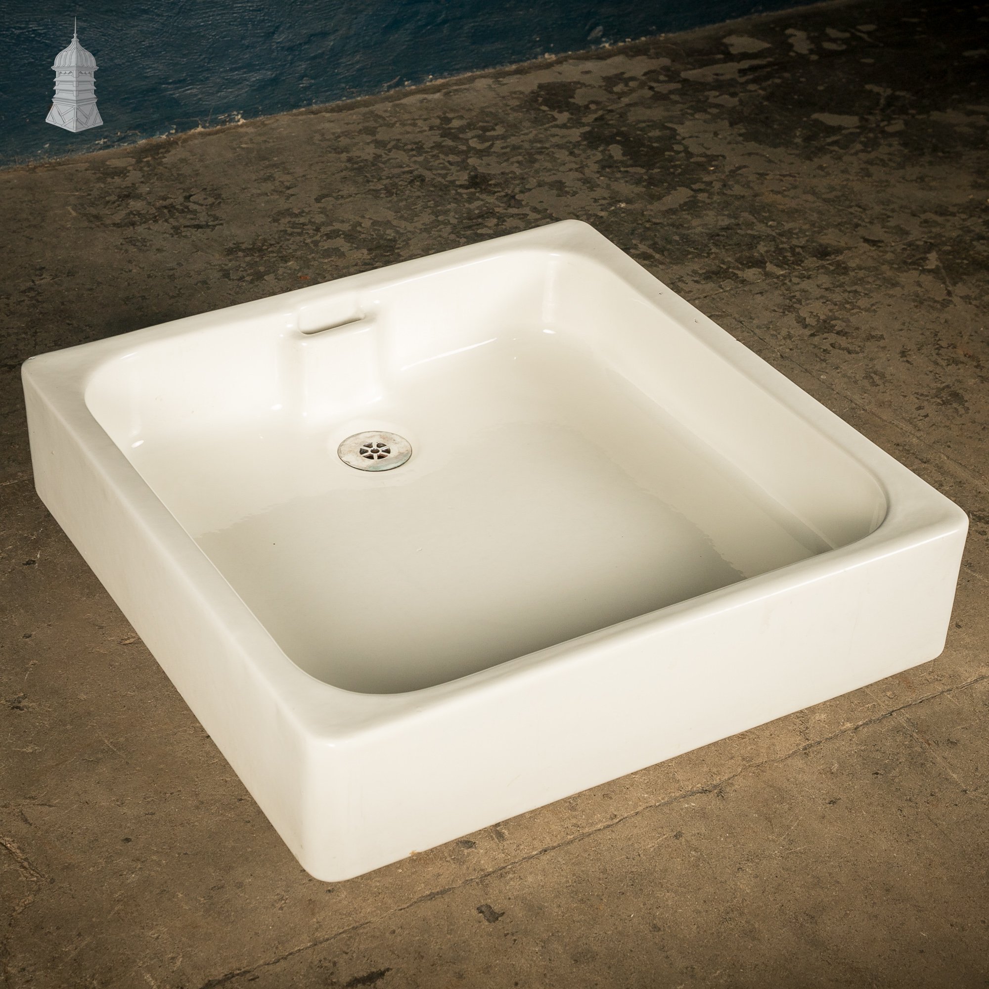 Doulton Shower Tray, with Wier Overflow | Norfolk Reclamation