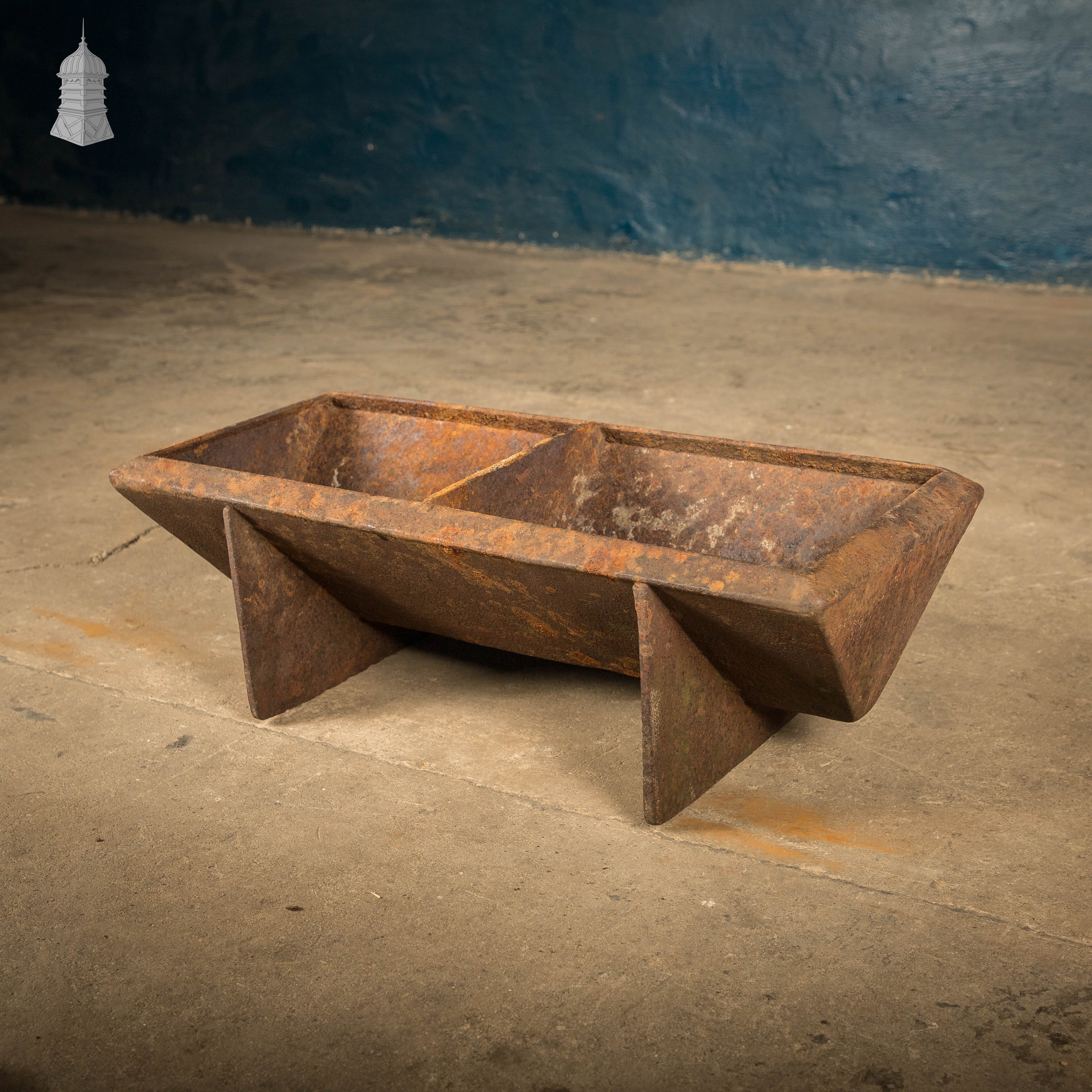 Cast Iron Trough, Compact Triangular-Profile | Norfolk Reclamation
