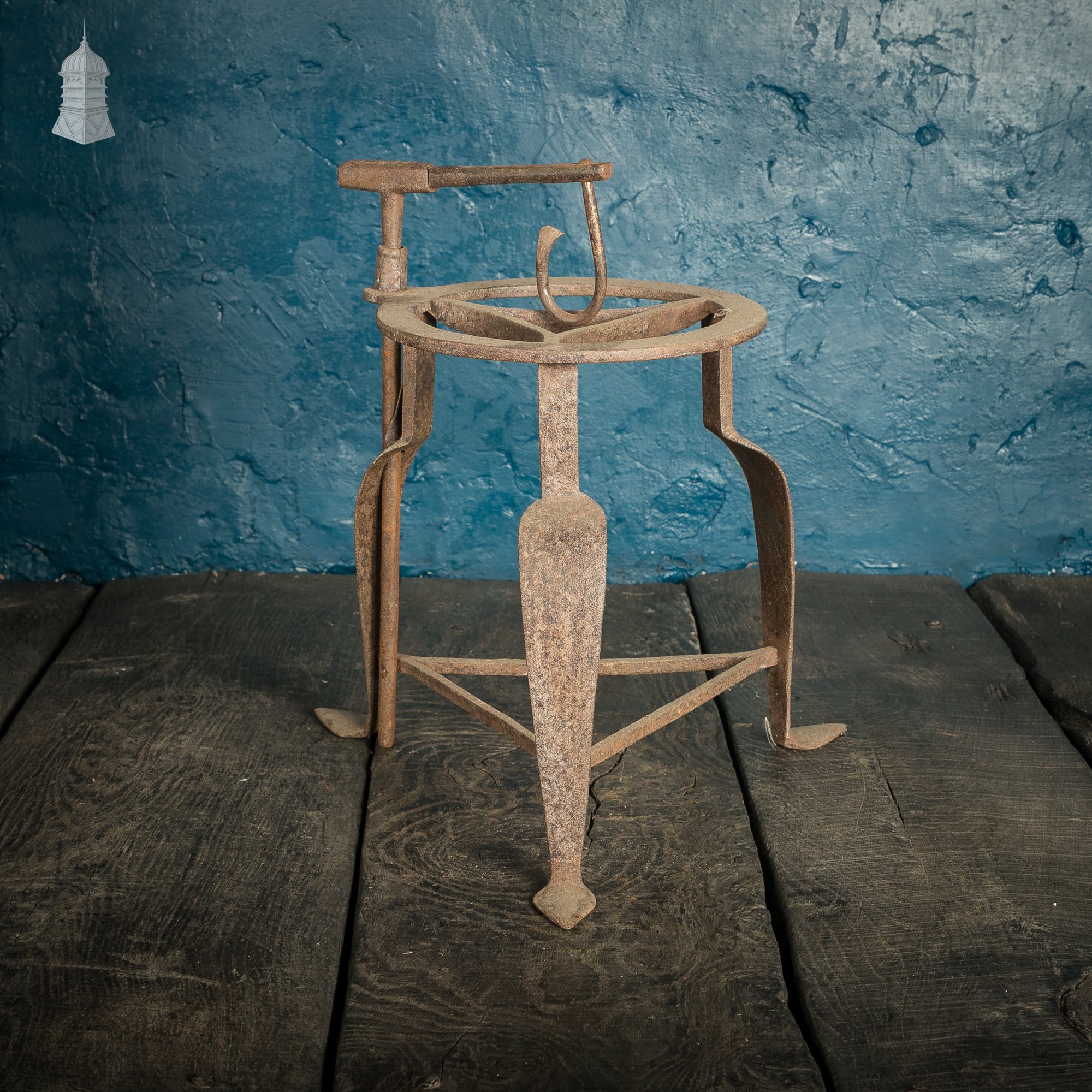 Trivet / Pot Hanger, Adjustable - Cast Iron | Norfolk Reclamation