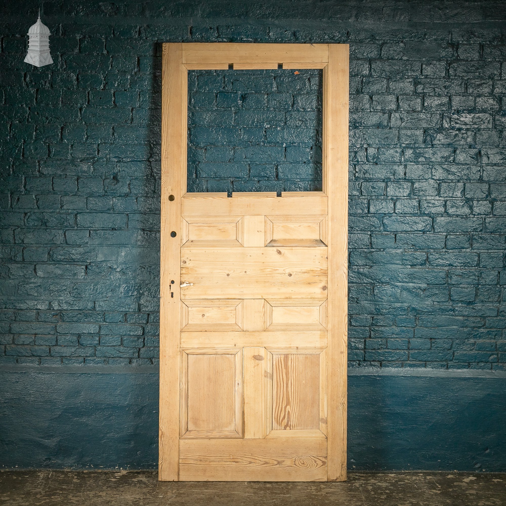 Internal Paneled Door, Pine Unglazed | Norfolk Reclamation