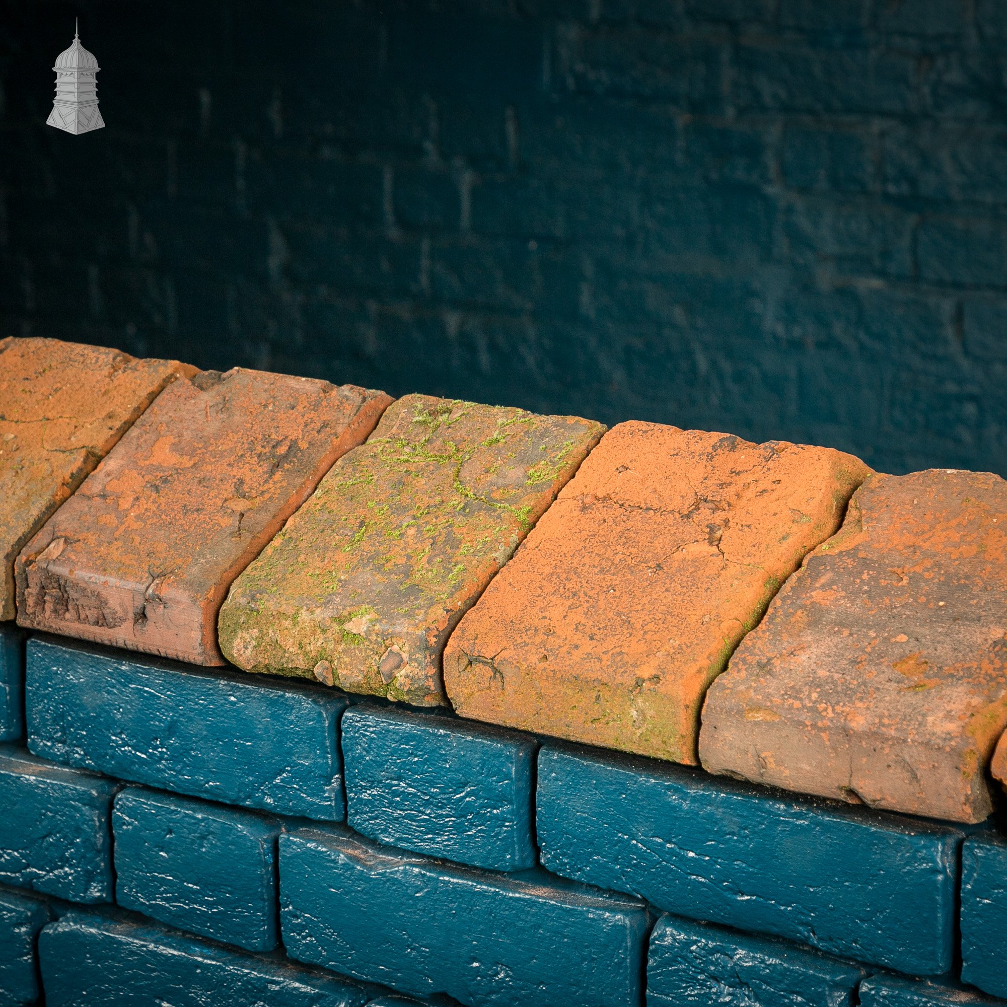 Triangle Wall Coping, Reclaimed Red Coping Brick | Norfolk Reclamation