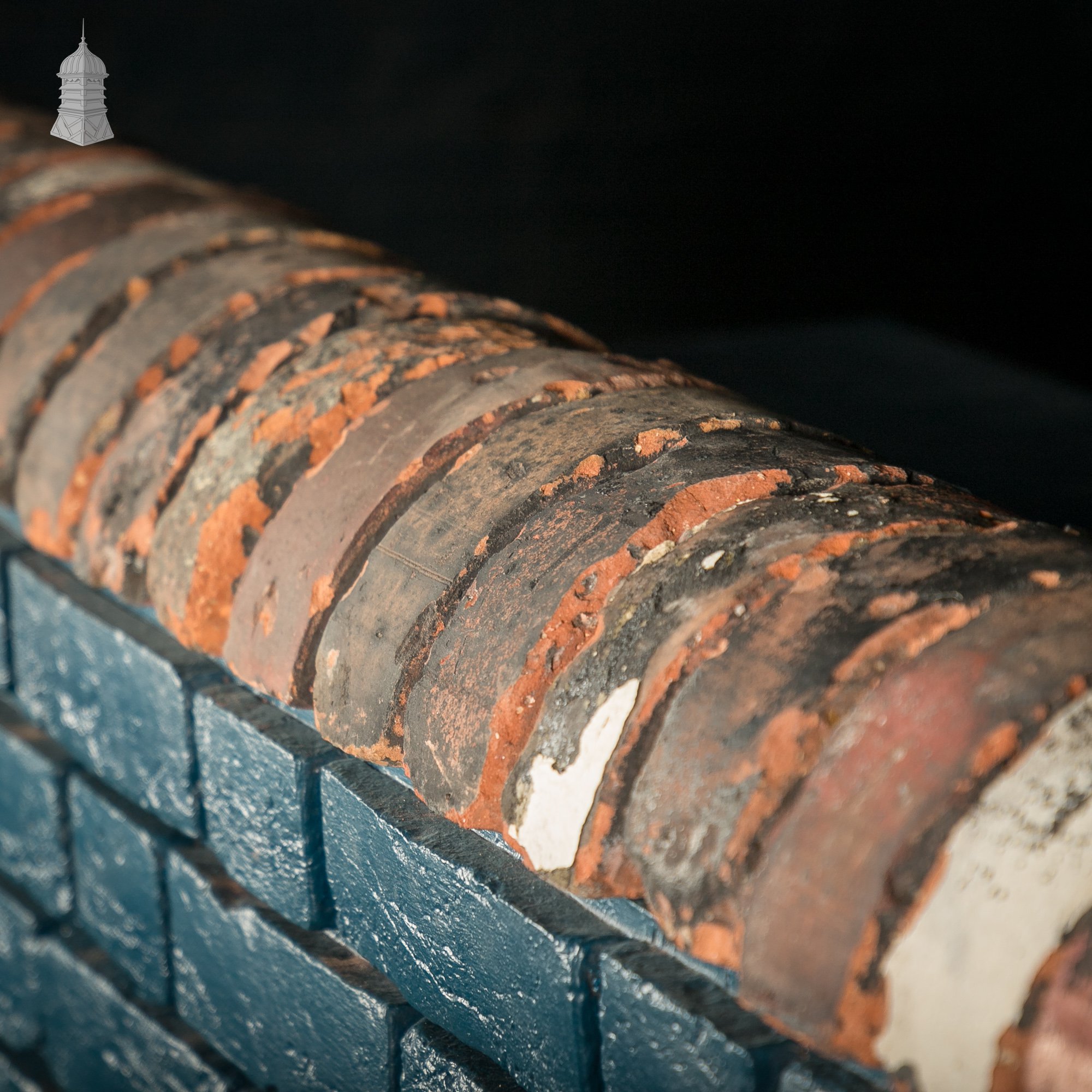 Half Round Coping, Reclaimed Red Brick Copings | Norfolk Reclamation