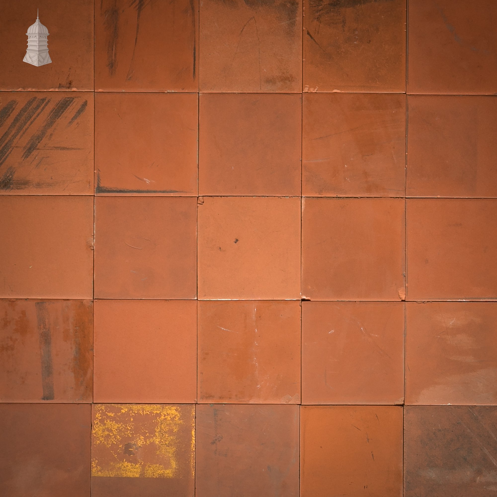 Red Quarry Tiles 6” x 6”, Batch of 498 – 11 Square Metres | Norfolk ...