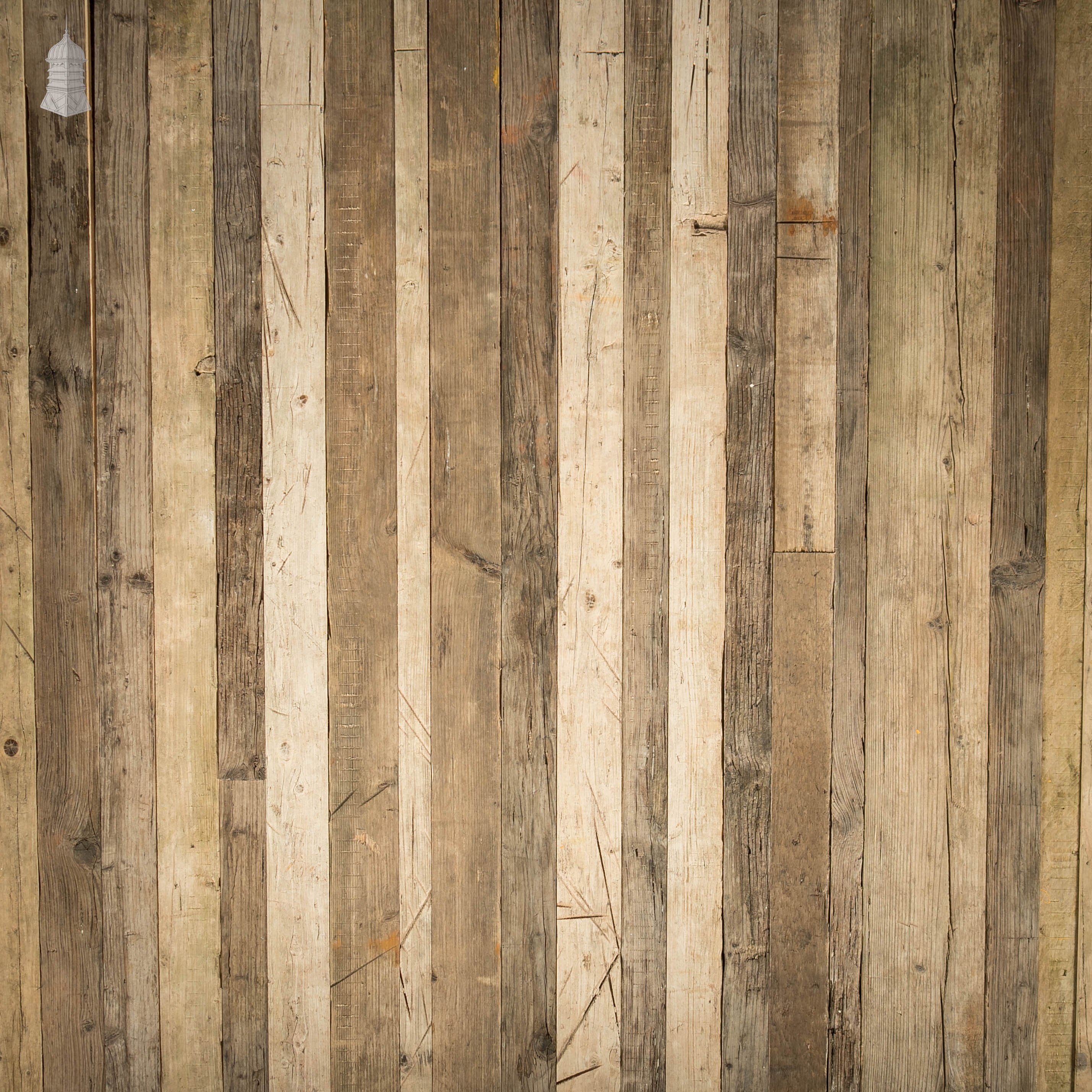 Pine Strip Cladding, Narrow Mixed Width Cladding Cut from Scaffold ...