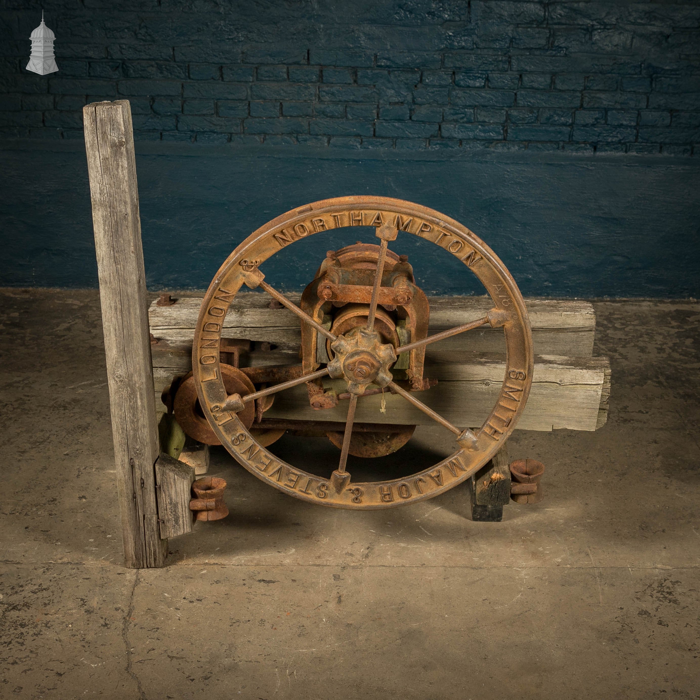 Lift / Elevator Wheel, Cast Iron Pully, Smith Major & Stevens Ltd ...