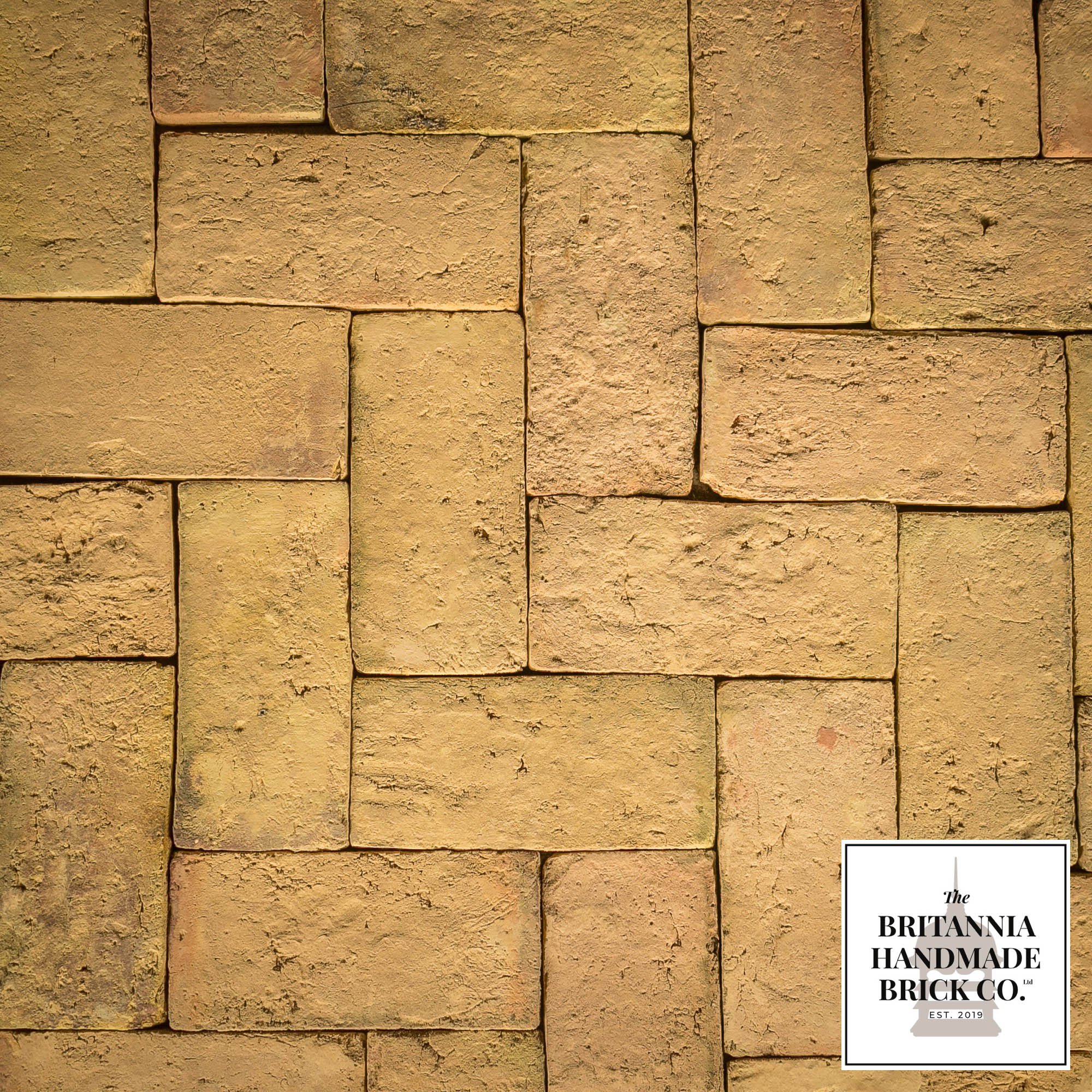 9 x 4 1/2” Cut Buff Floor Bricks, Handmade Period Style Floorbrick ...