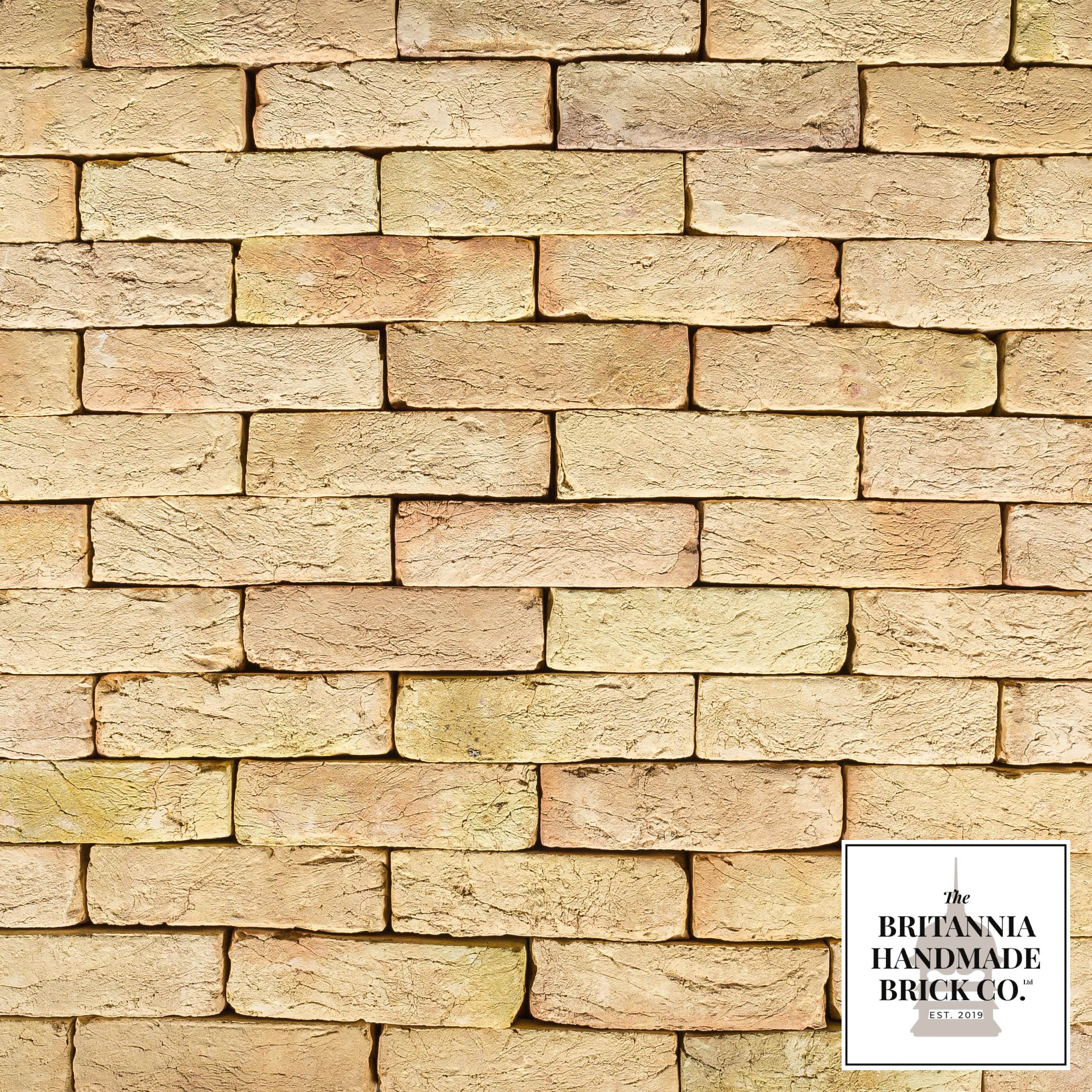 2 1/2" Handmade Buff Brick, Period Style 2.5 Inch Facing Brick ...