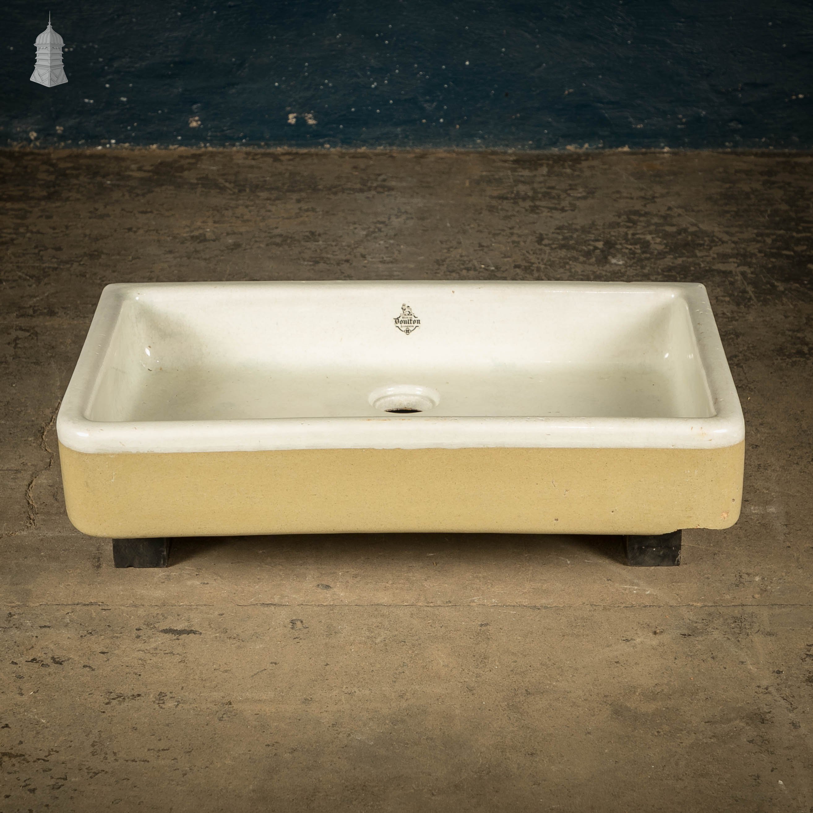 Doulton Trough Sink Shallow Cane and White Belfast Butler Sink ...