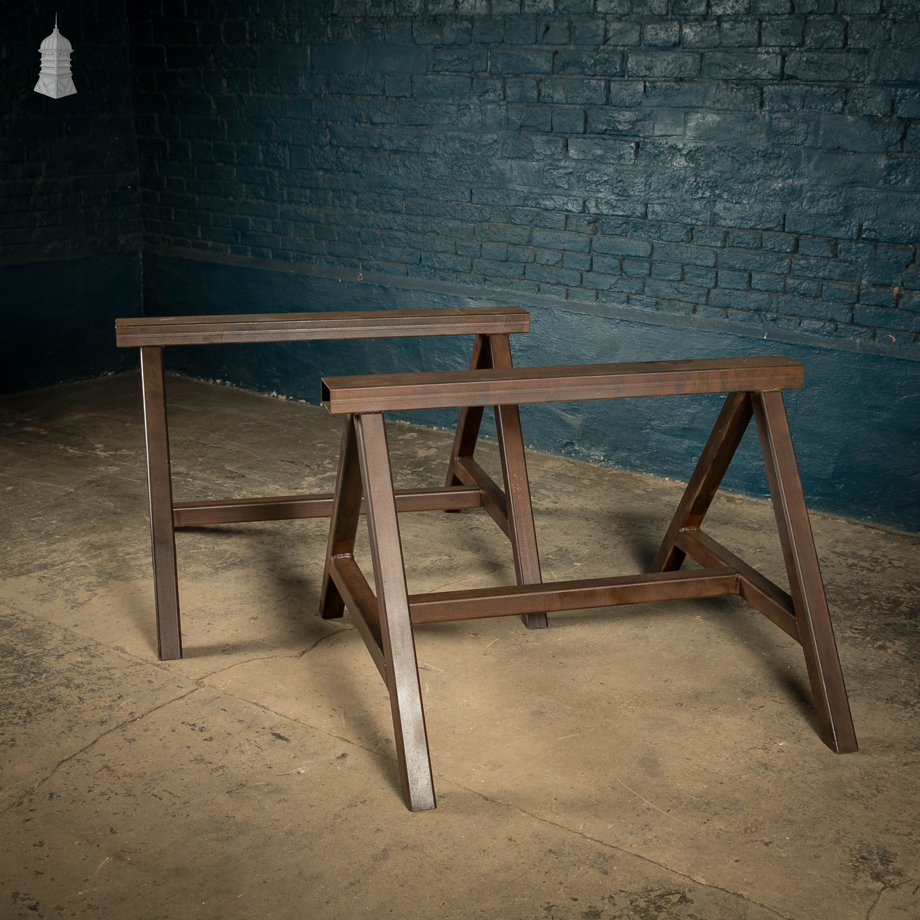 Large Steel Trestles, Pair of Heavy-Duty Metal Trestles | Norfolk ...