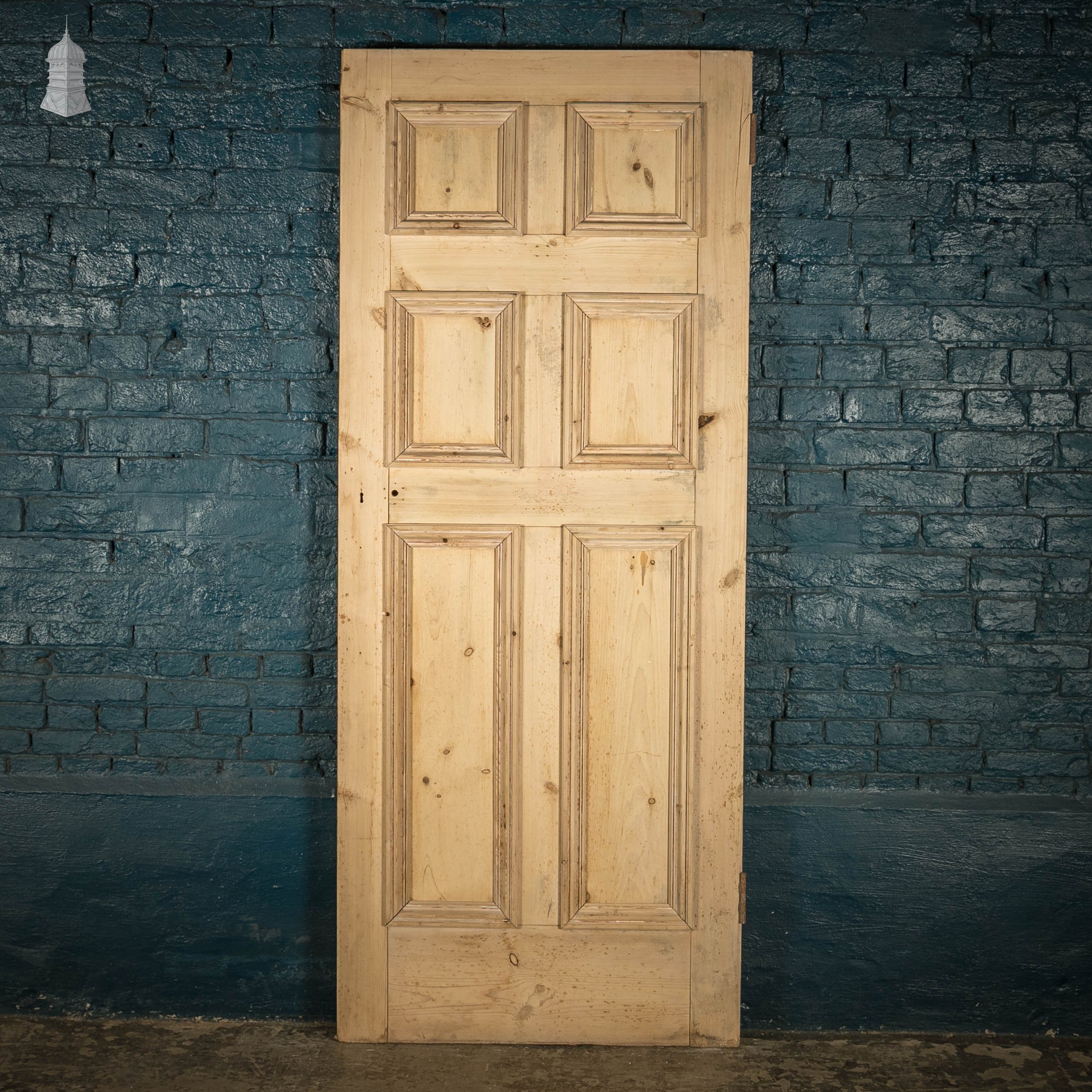 Pine Panelled Door, 6 Panel | Norfolk Reclamation