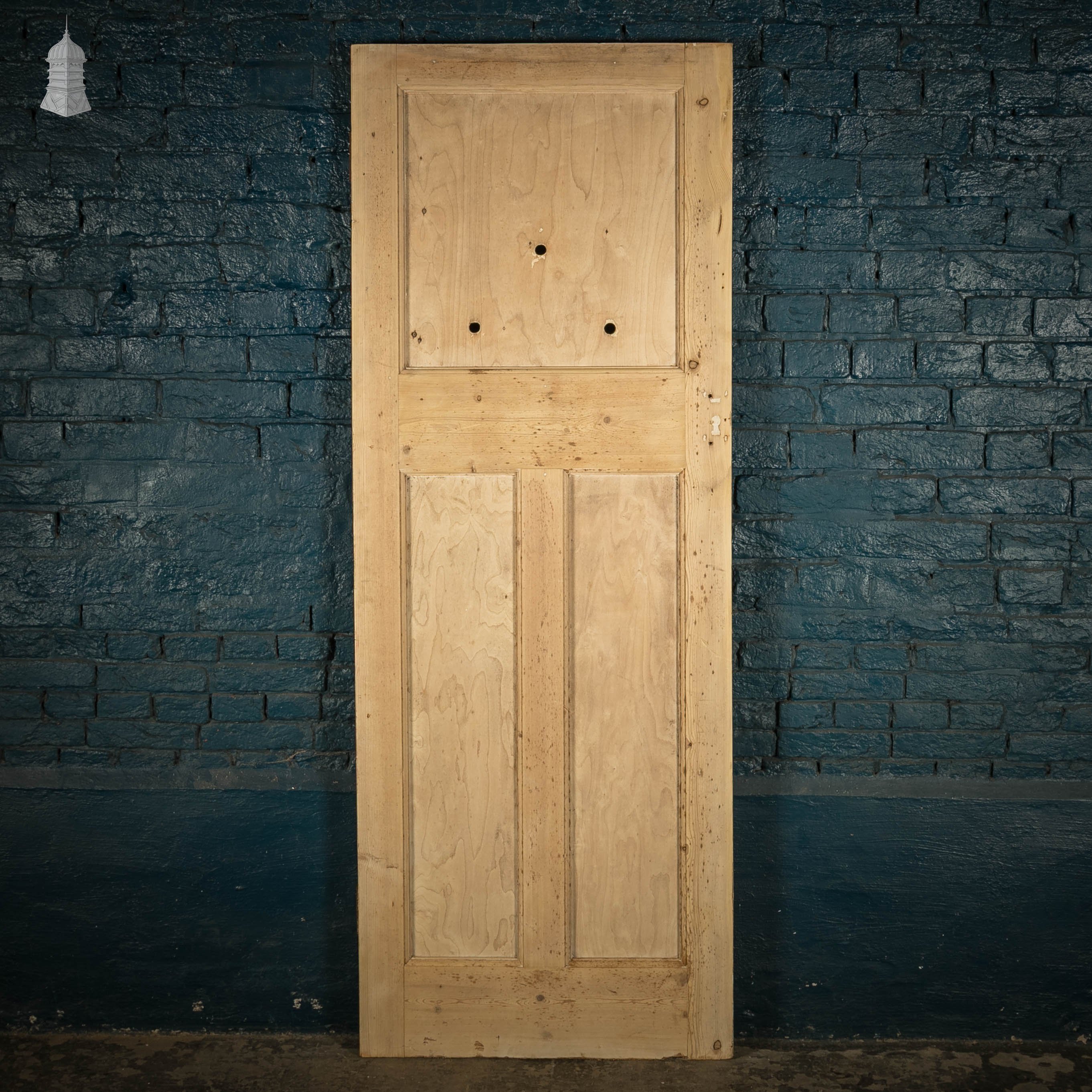 Pine Panelled Door, Moulded 3 Panel | Norfolk Reclamation