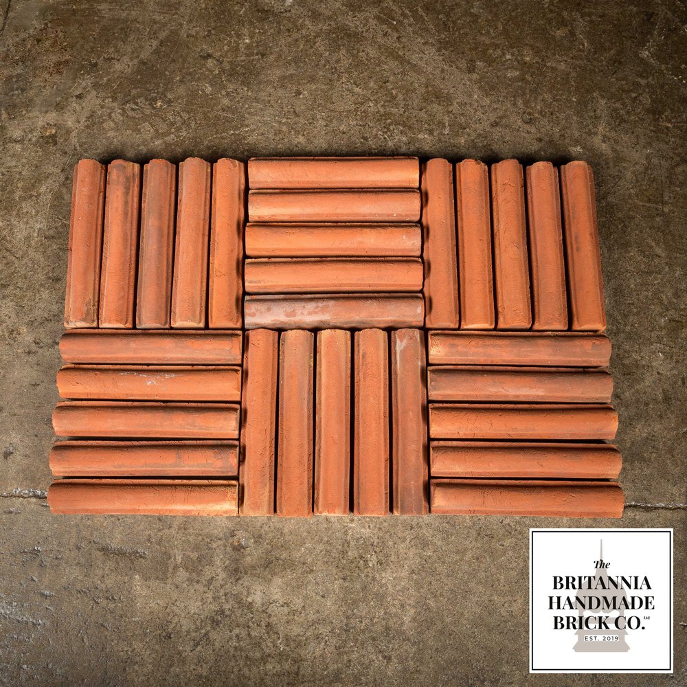 Stepped Bullnose Strip Slip "BRITANNIA BRICKS" Decorative Handmade ...